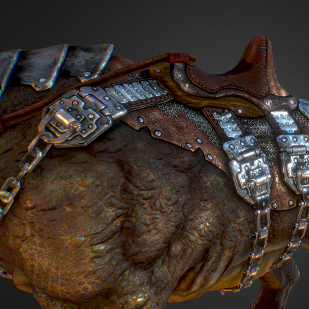 Creature mount Mastodont 3D Model - FlatPyramid