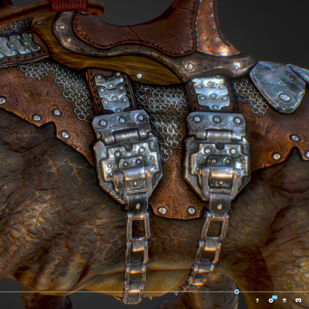 Creature mount Mastodont 3D Model - FlatPyramid