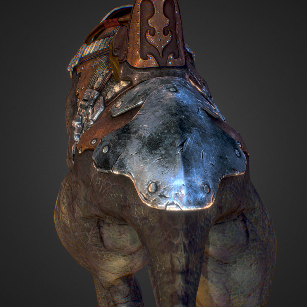 Creature mount Mastodont 3D Model - FlatPyramid