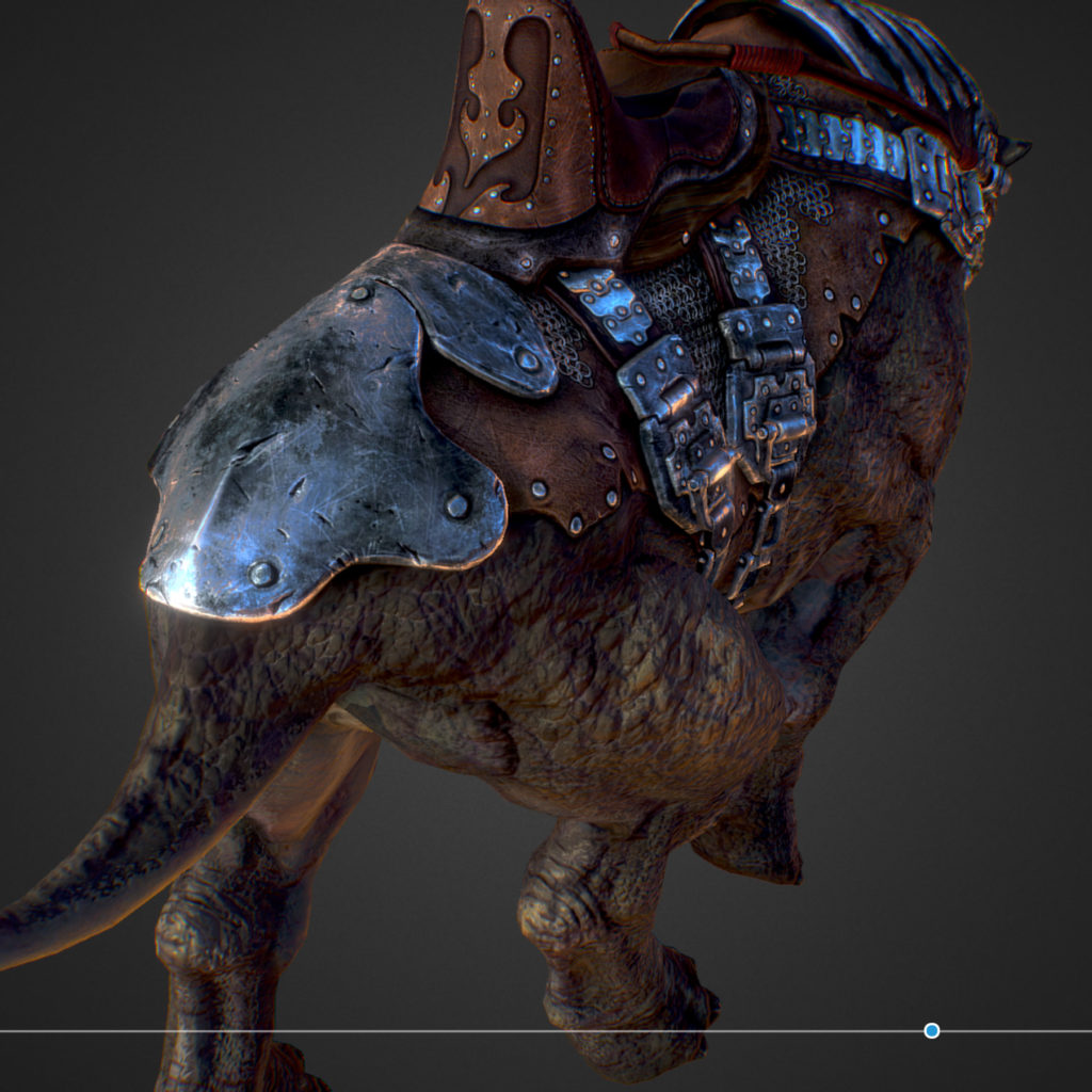 Creature mount Mastodont 3D Model - FlatPyramid