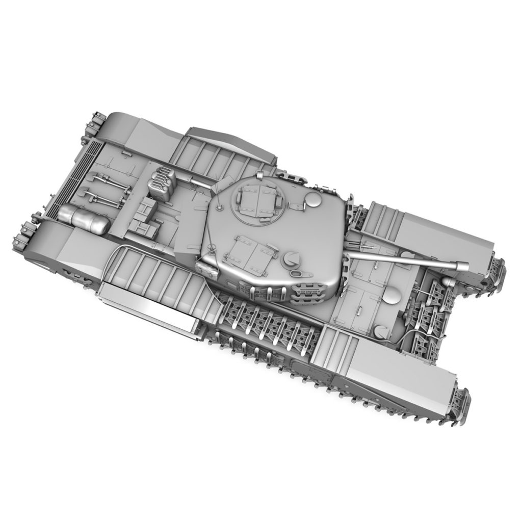 Churchill MK IV 3D Model - FlatPyramid