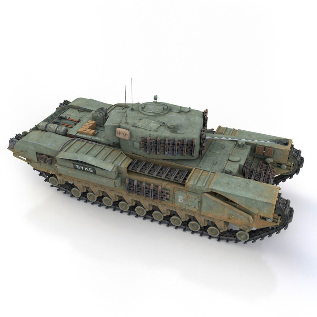 Churchill MK IV - Syke 3D Model - FlatPyramid