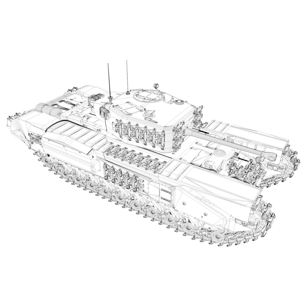 Churchill MK IV - Syke 3D Model - FlatPyramid