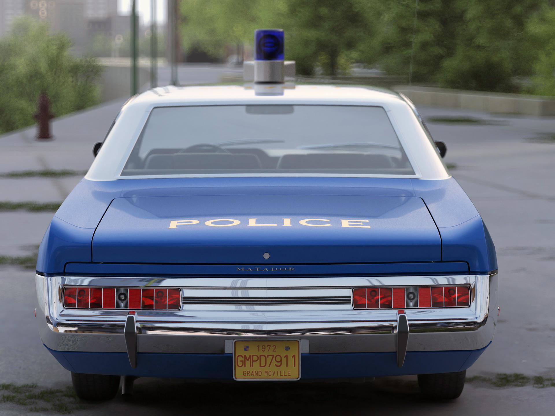1972 Amc Matador Police Car