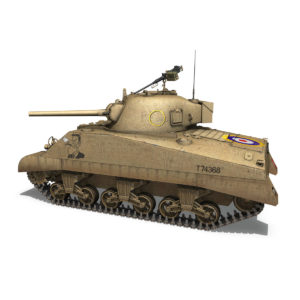 M4 Sherman MK III - Early Production 3D Model - FlatPyramid