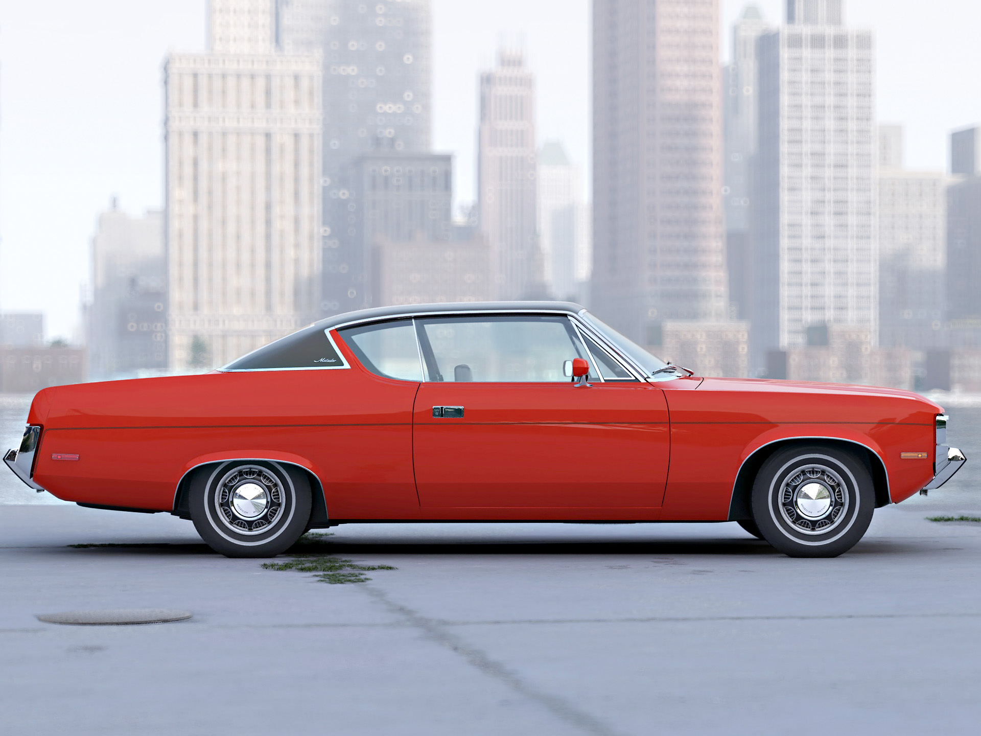 AMC Matador Coupe 1972 3D Model - FlatPyramid