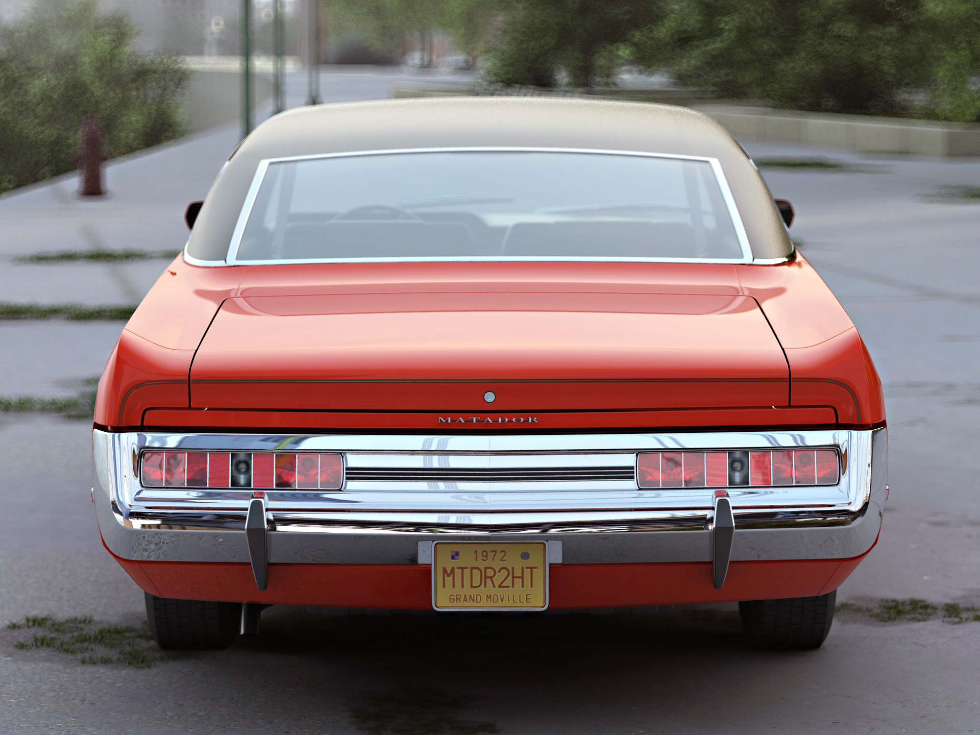 AMC Matador Coupe 1972 3D Model - FlatPyramid