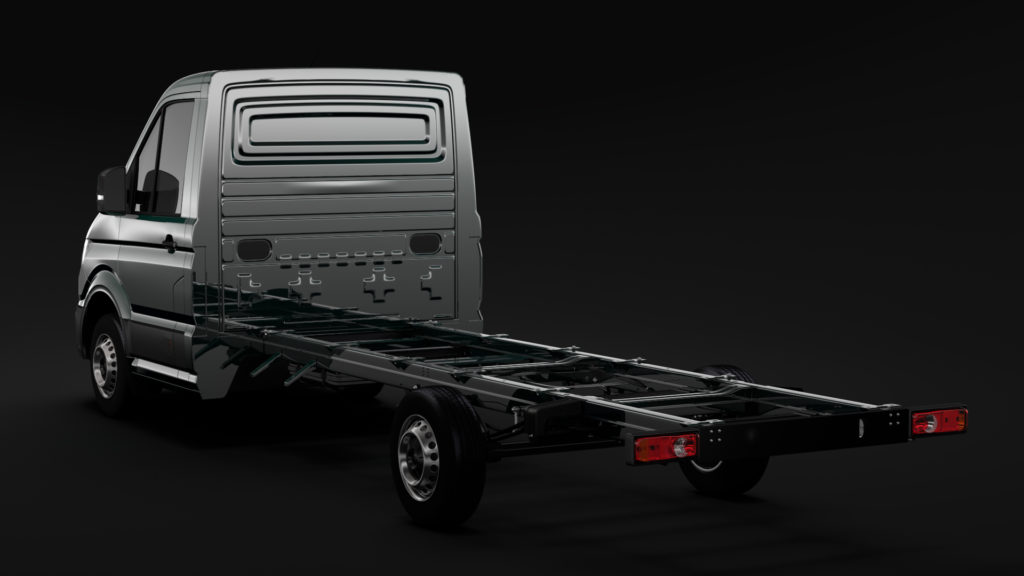 WV Crafter Chassi SingleCab L3 2017 3D Model - FlatPyramid