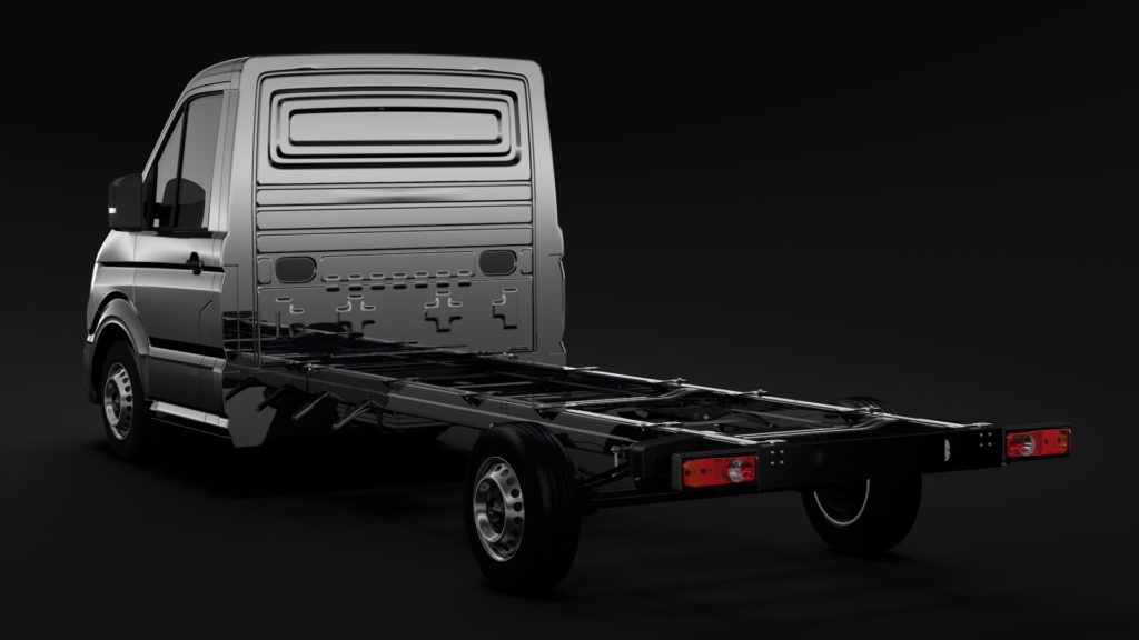 MAN TGE Chassi SingleCab L2 2017 3D Model - FlatPyramid