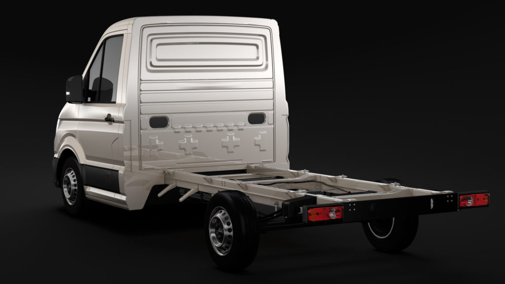 MAN TGE Chassis Single-Cab 2017 3D Model - FlatPyramid