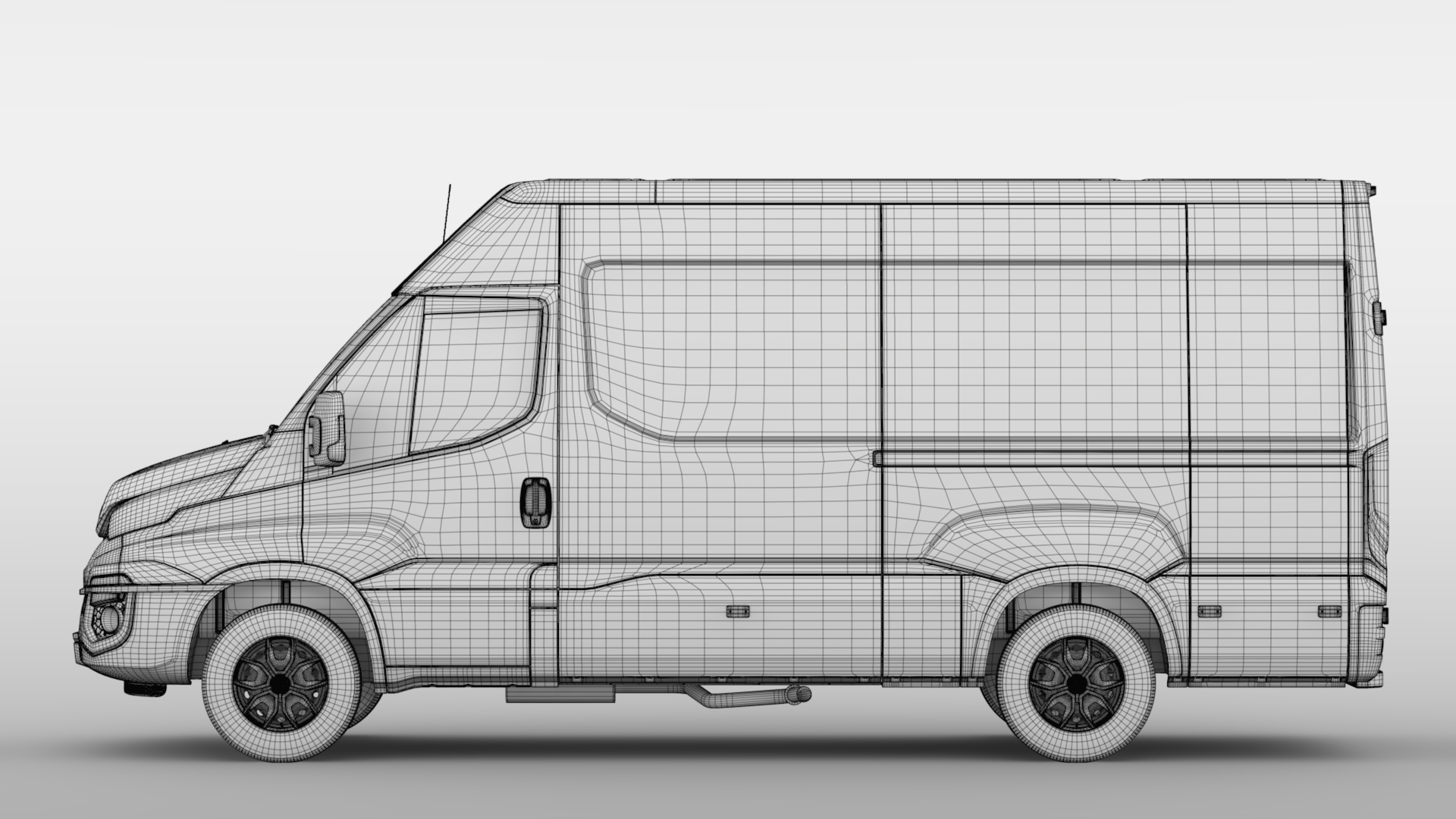 Iveco Daily Van L3H2 2014-2016 3D Model - FlatPyramid