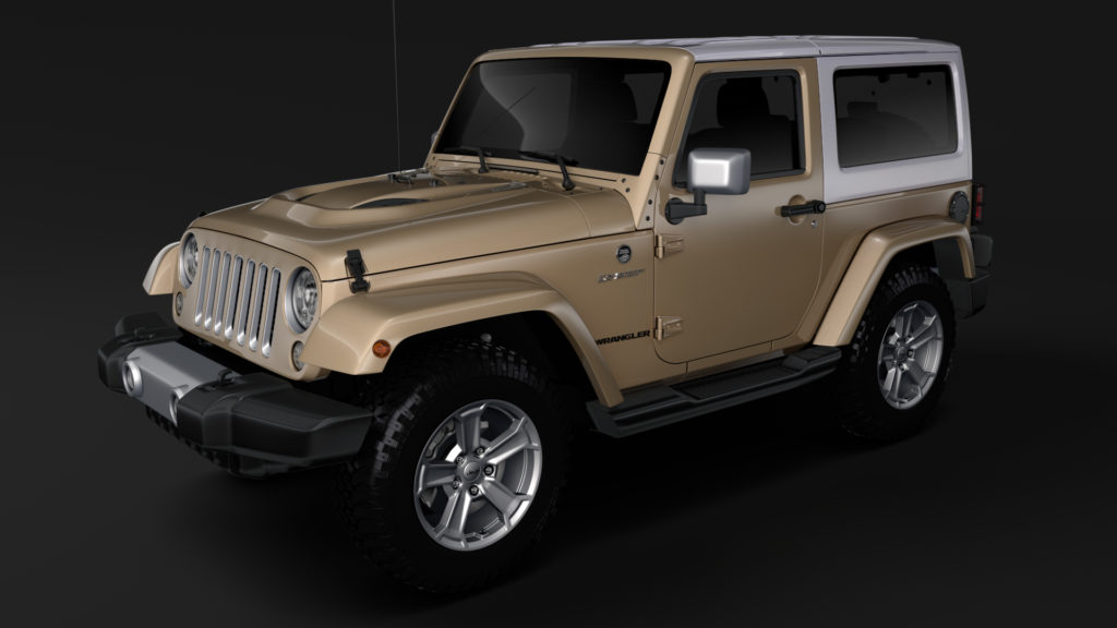 Jeep Wrangler Chief JK 2017 3D Model - FlatPyramid