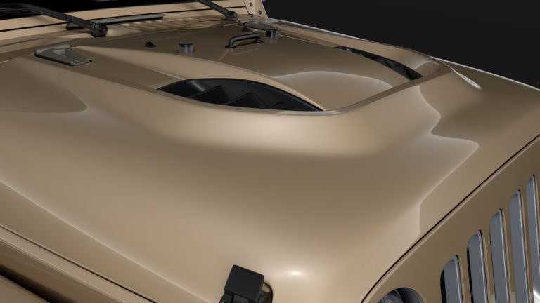 Jeep Wrangler Chief JK 2017 3D Model - FlatPyramid