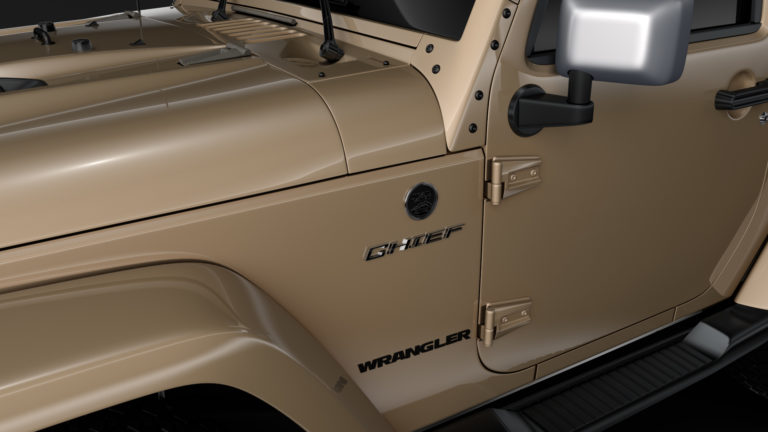 Jeep Wrangler Chief JK 2017 3D Model - FlatPyramid