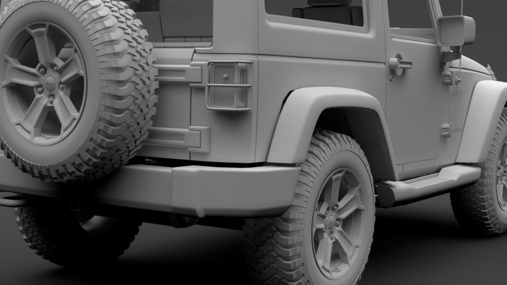 Jeep Wrangler Chief JK 2017 3D Model - FlatPyramid