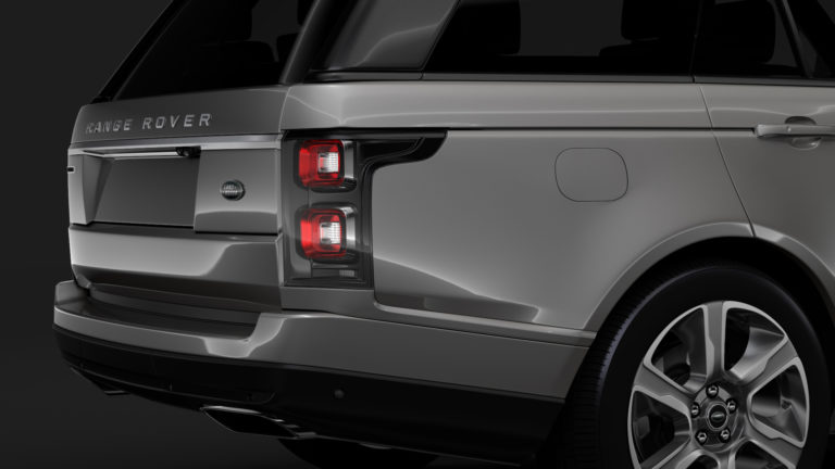 Range Rover Hybrid LWB L405 2018 3D Model - FlatPyramid