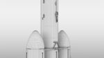 Falcon Heavy V1.2 Non Reusable 3D Model - FlatPyramid