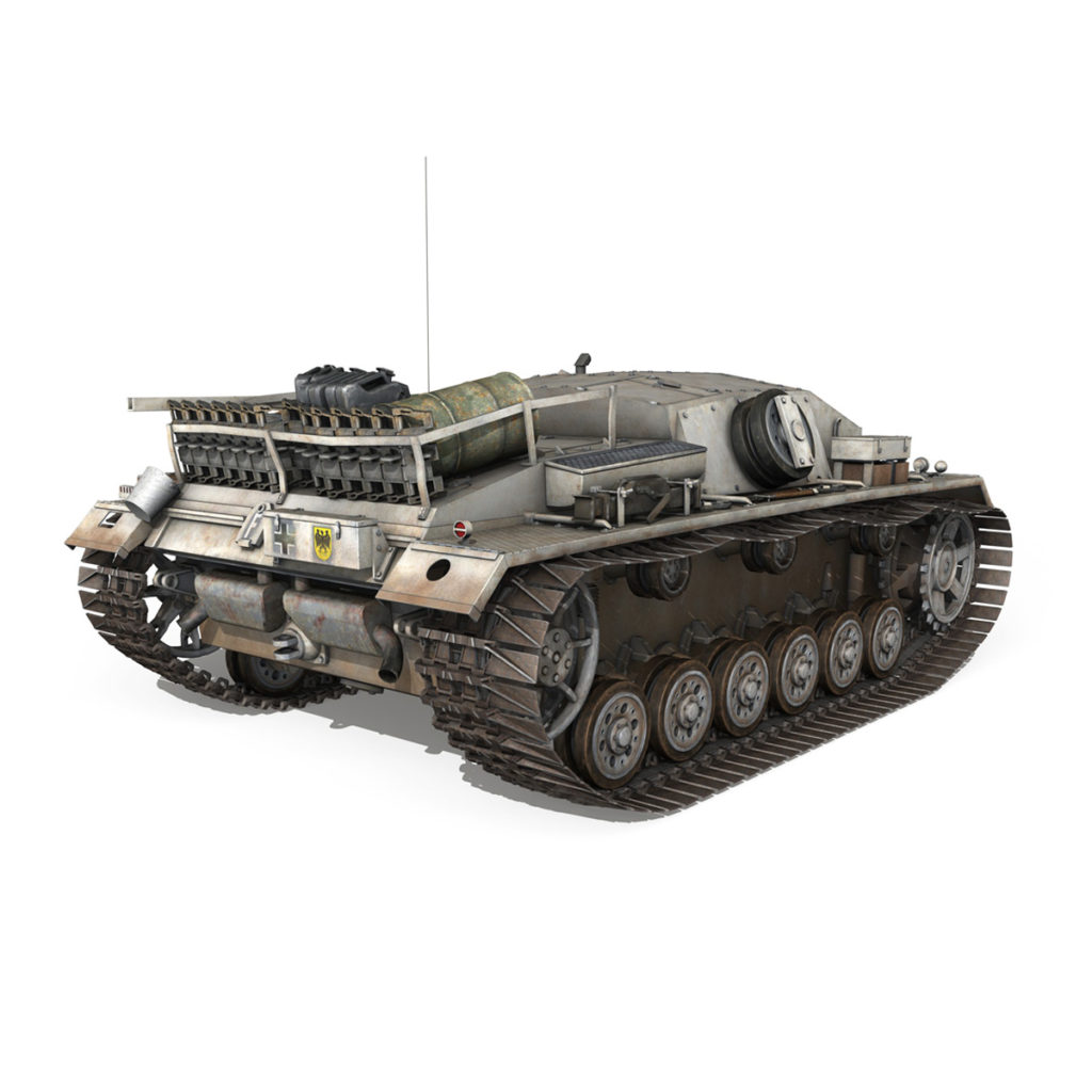 StuG III - Ausf.D - StuG.Abt. 197 3D Model - FlatPyramid