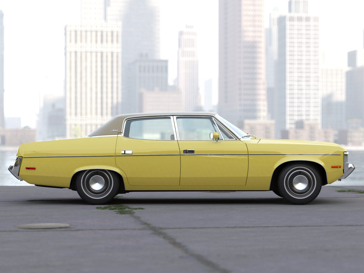 AMC Matador 1972 3D Model - FlatPyramid