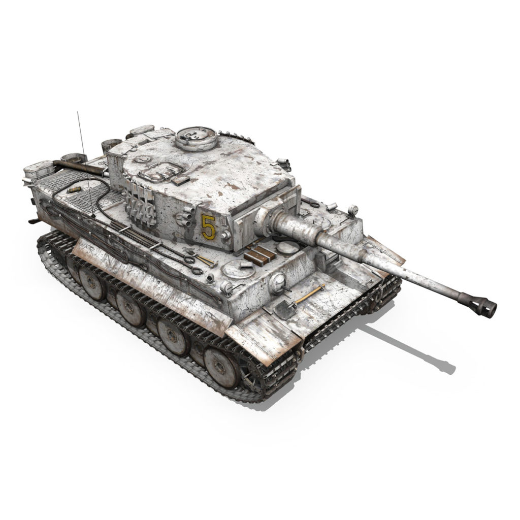Panzer VI - Tiger - 5 - Early Production 3D Model - FlatPyramid