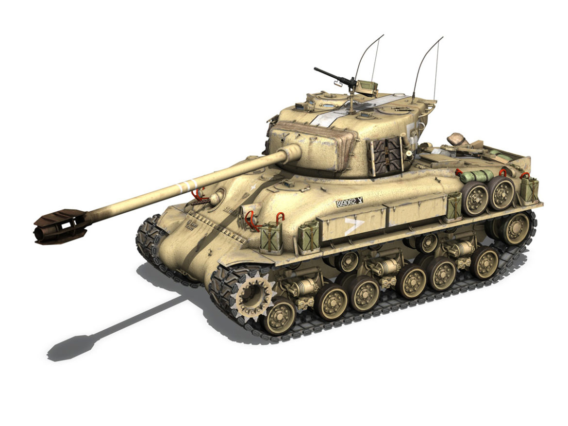 M51 Israel Super Sherman - 51 3D Model - FlatPyramid