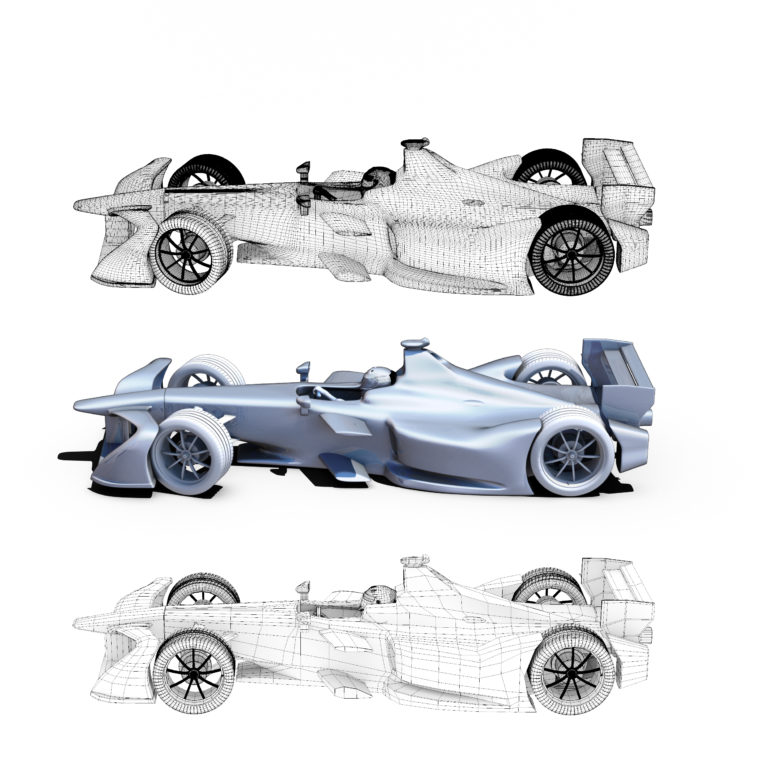 Formula 2018 3D Model - FlatPyramid