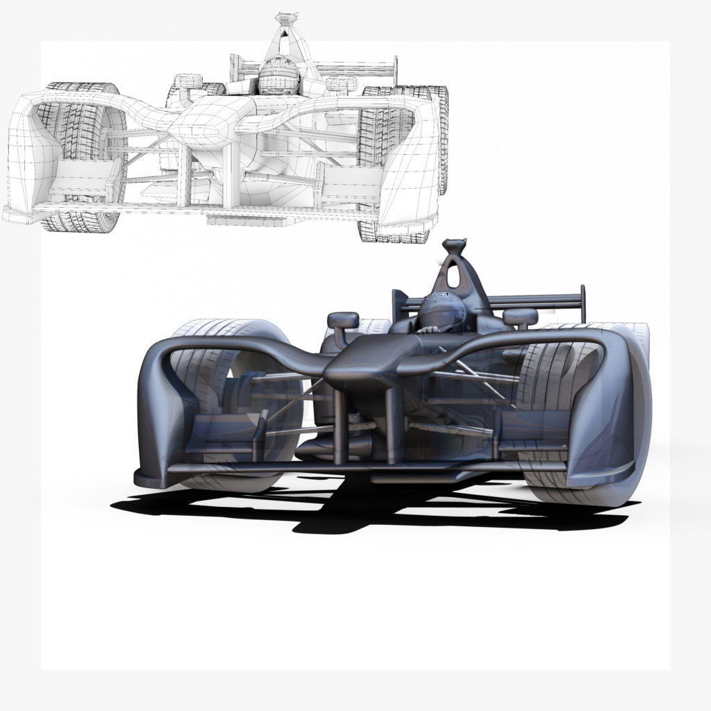 Formula 2018 3D Model - FlatPyramid