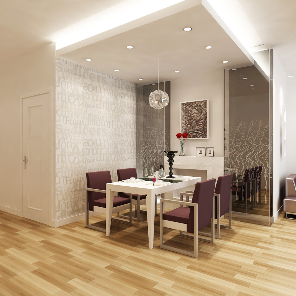 Detailed modern interior cutaway 3D Model - FlatPyramid
