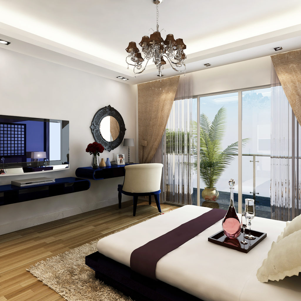 Detailed modern interior cutaway 3D Model - FlatPyramid