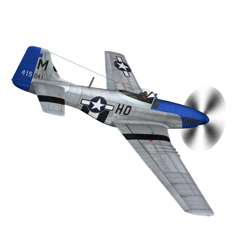 North American P-51D Mustang - Petie 3rd 3D Model - FlatPyramid