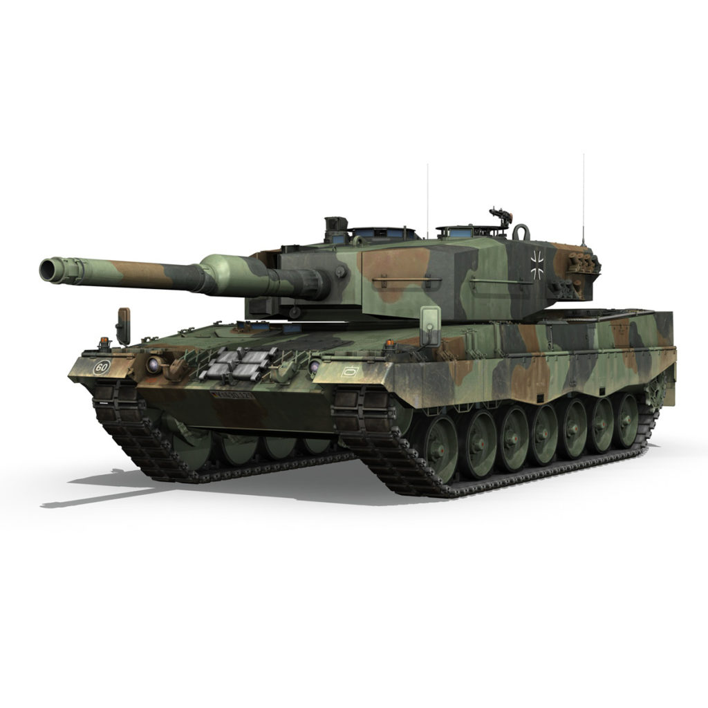 Leopard 2A4 MBT 3D Model - FlatPyramid
