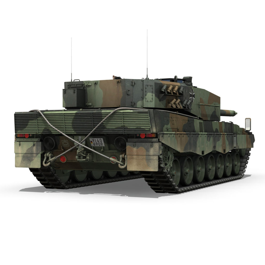 Leopard 2A4 MBT 3D Model - FlatPyramid
