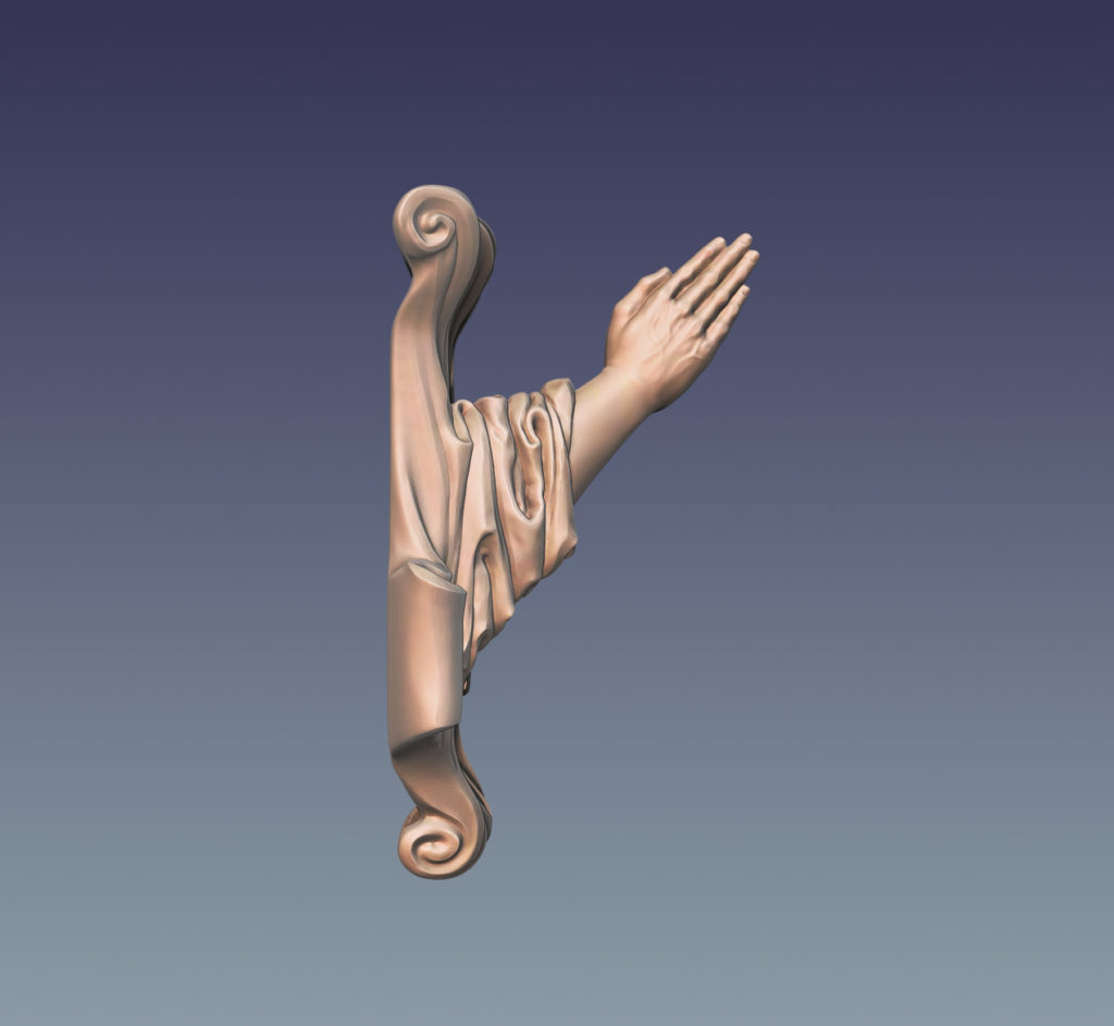 Hanger "Prayer" 3D Model - FlatPyramid