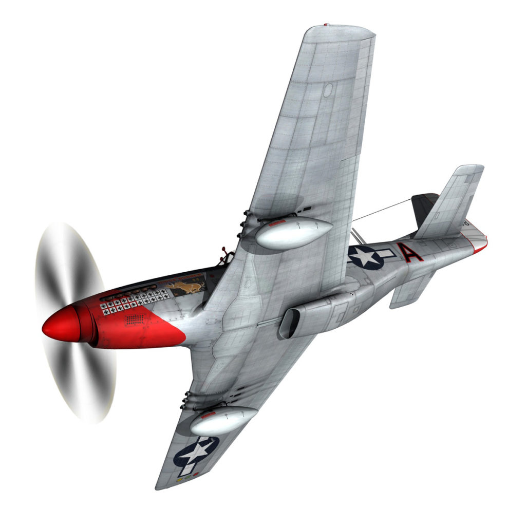 North American P-51D - Ridge Runner III 3D Model - FlatPyramid