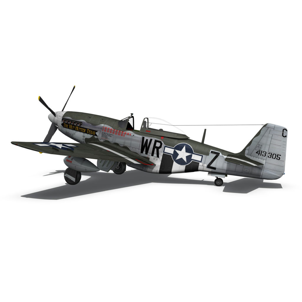 North American P-51D - The Hun Hunter / Texas 3D Model - FlatPyramid