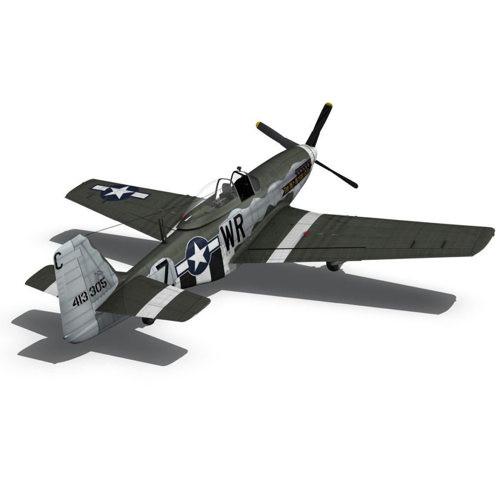 North American P-51D - The Hun Hunter / Texas 3D Model - FlatPyramid