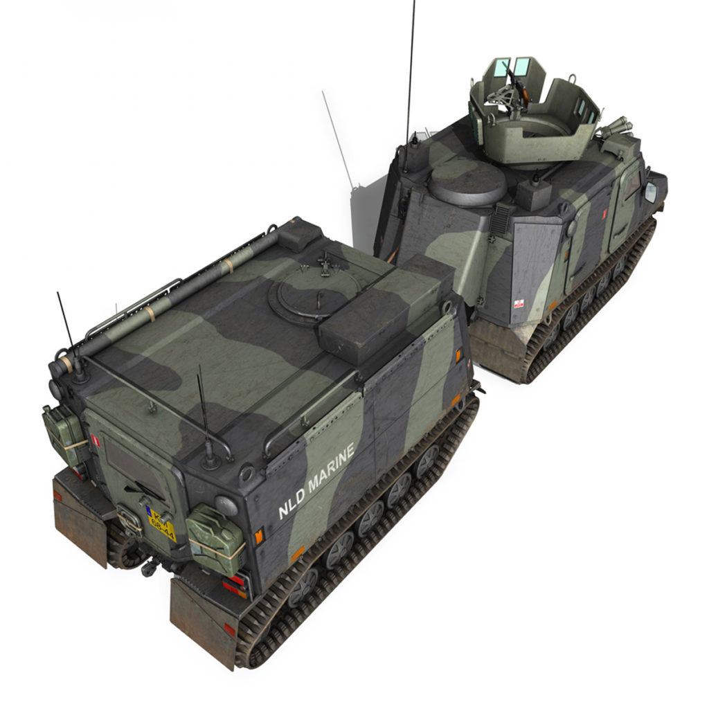 BVS10 Viking - Netherlands Marine Corps 3D Model - FlatPyramid