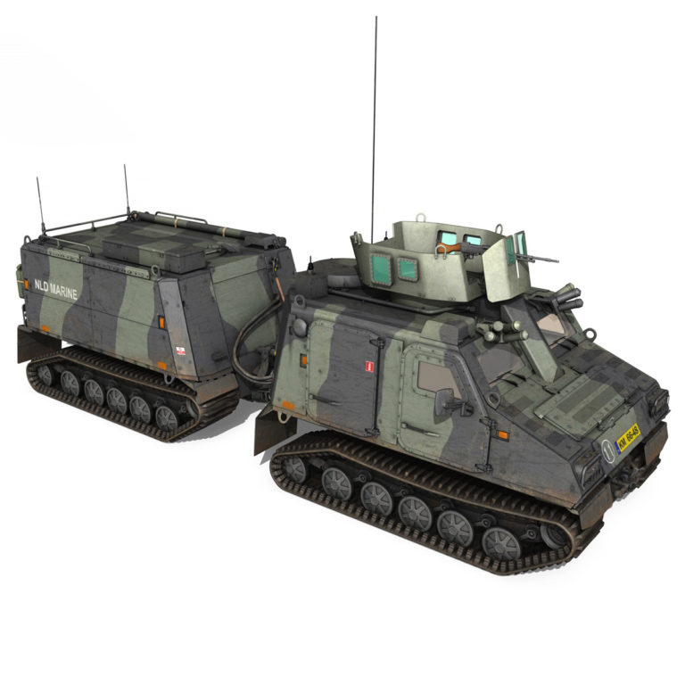 BVS10 Viking - Netherlands Marine Corps 3D Model - FlatPyramid