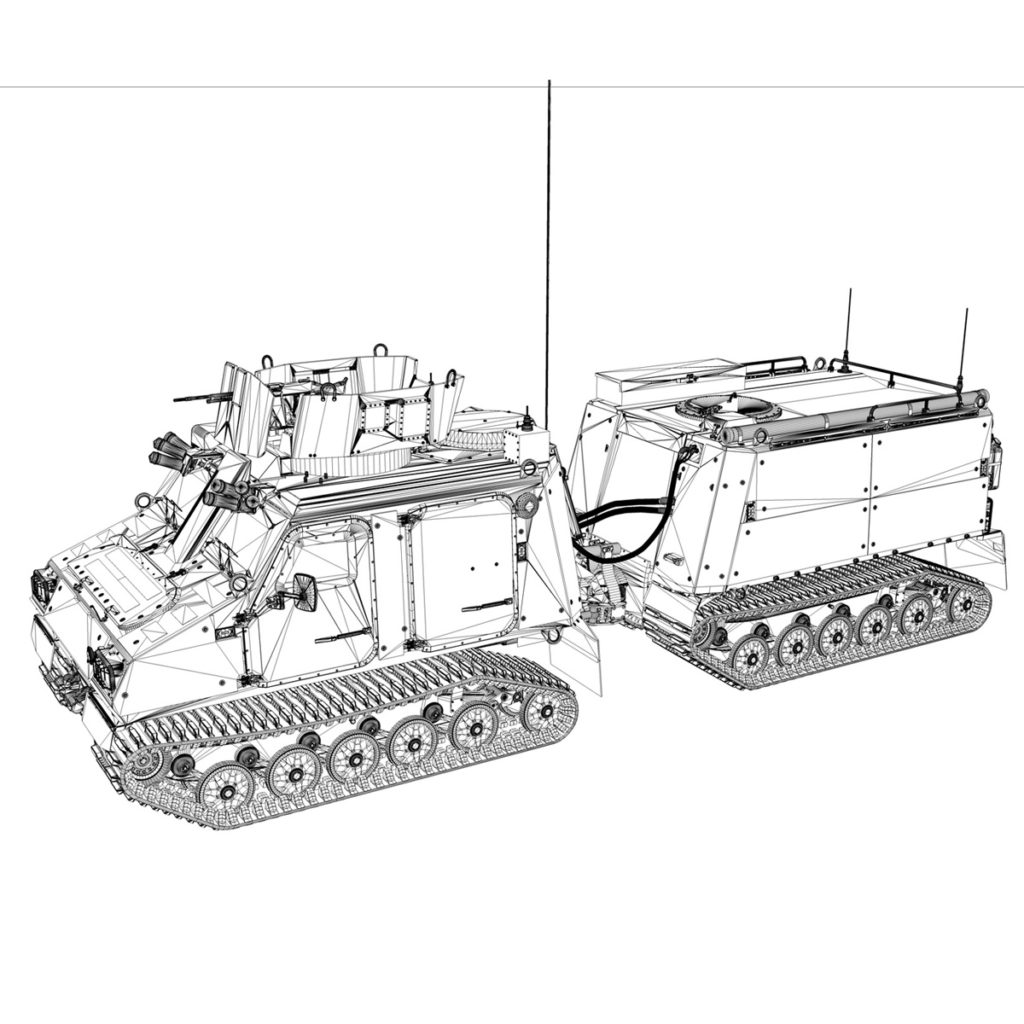 BVS10 Viking - Netherlands Marine Corps 3D Model - FlatPyramid
