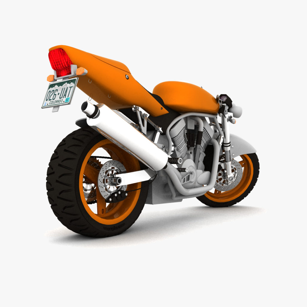 SUZUKI Street Fighter Motorcycle 3D Model - FlatPyramid