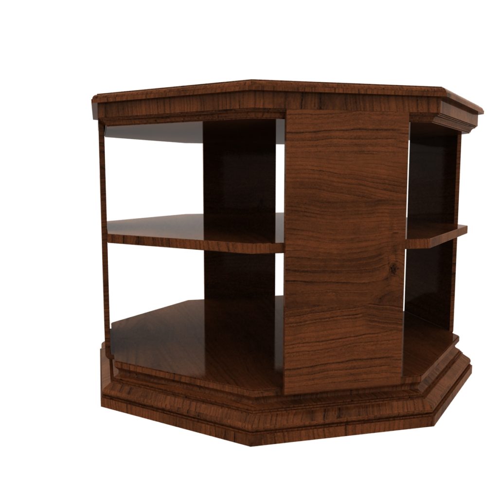 Corner table 3D Model - FlatPyramid