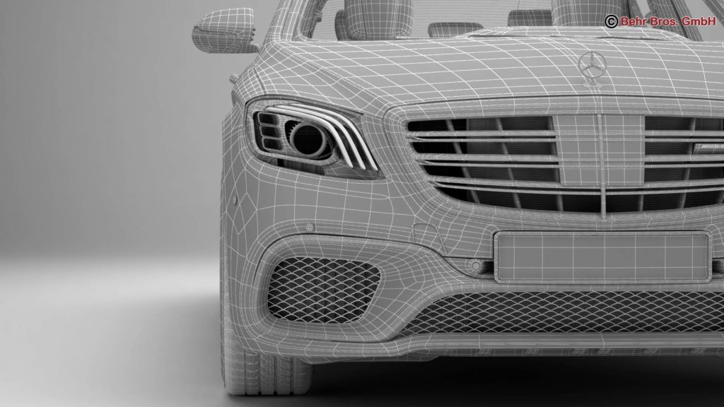 Mercedes S Class AMG S65 2018 3D Model - FlatPyramid
