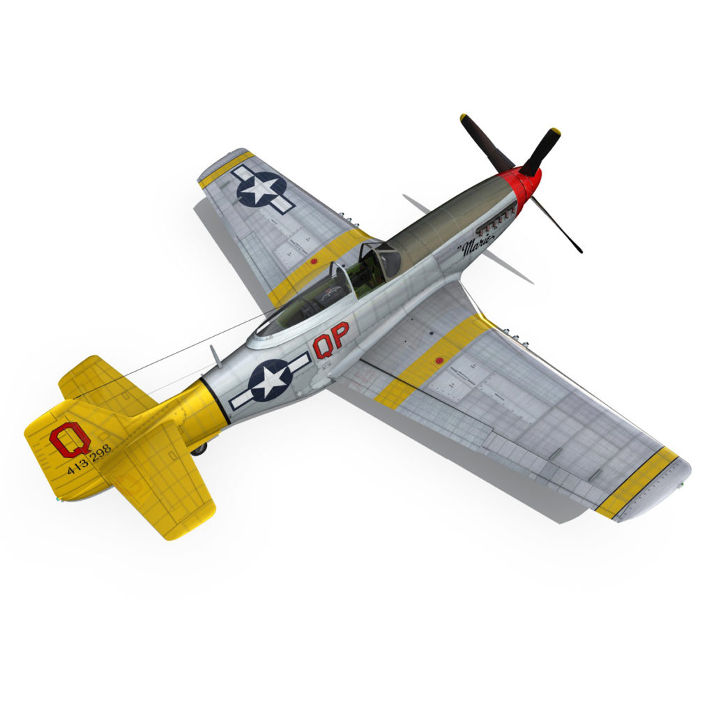North American P-51D Mustang - Marie 3D Model - FlatPyramid