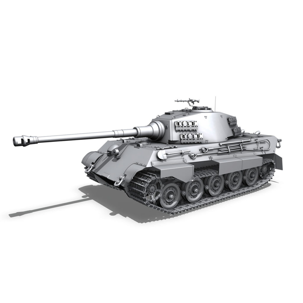 Panzerkampfwagen VI - Ausf B - Tiger II - 313 3D Model - FlatPyramid