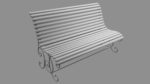 Old bench 3D Model - FlatPyramid