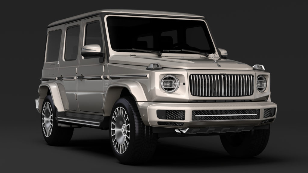 Mercedes Maybach G 600 W464 2019 3D Model - FlatPyramid