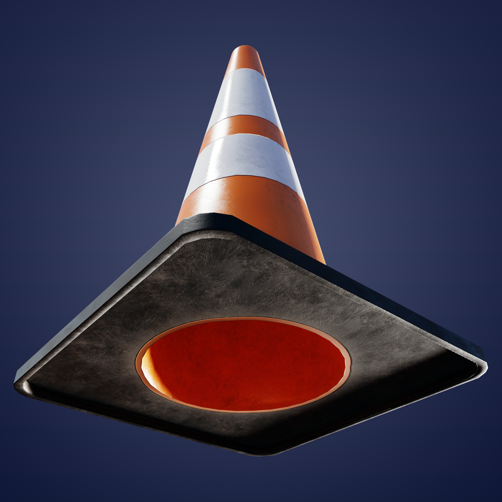 Traffic Cone game asset multi-pack 3D Model - FlatPyramid