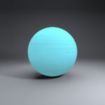 Uranus Globe 3D Model - FlatPyramid