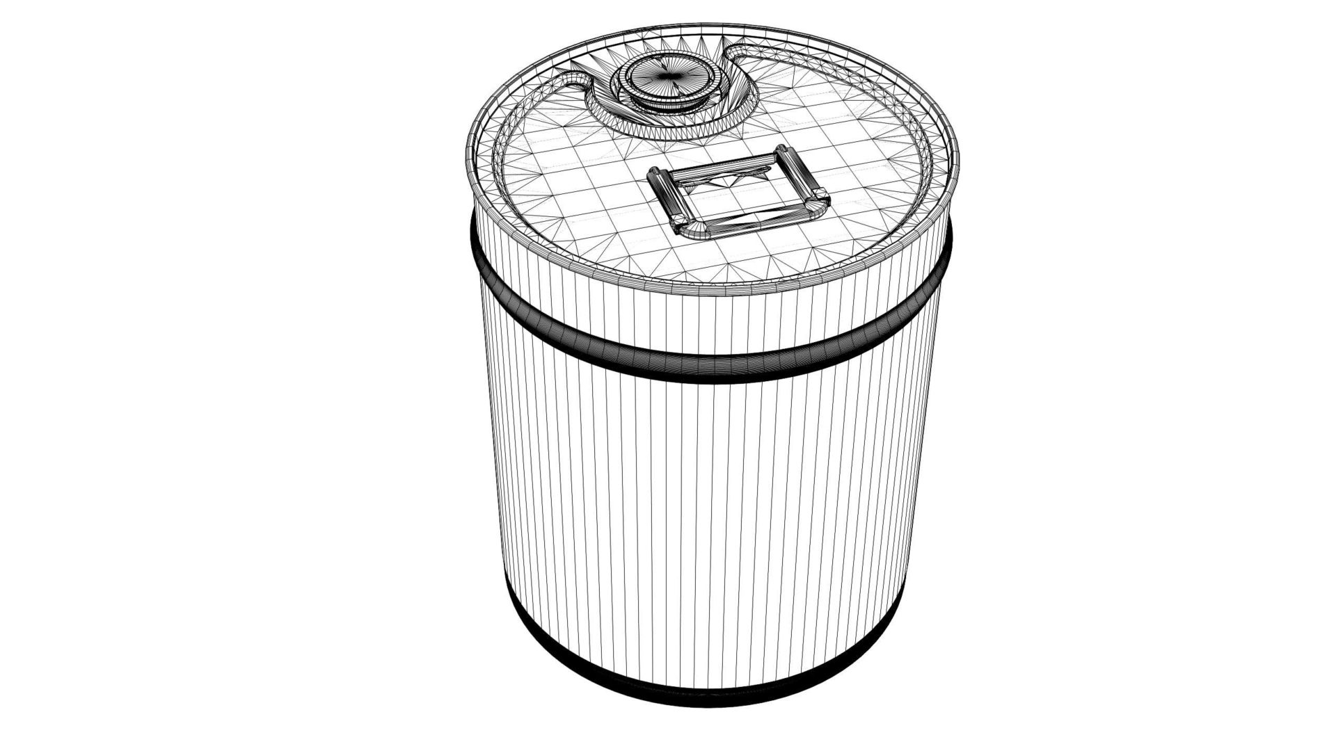 Paint cans 3D Model - FlatPyramid