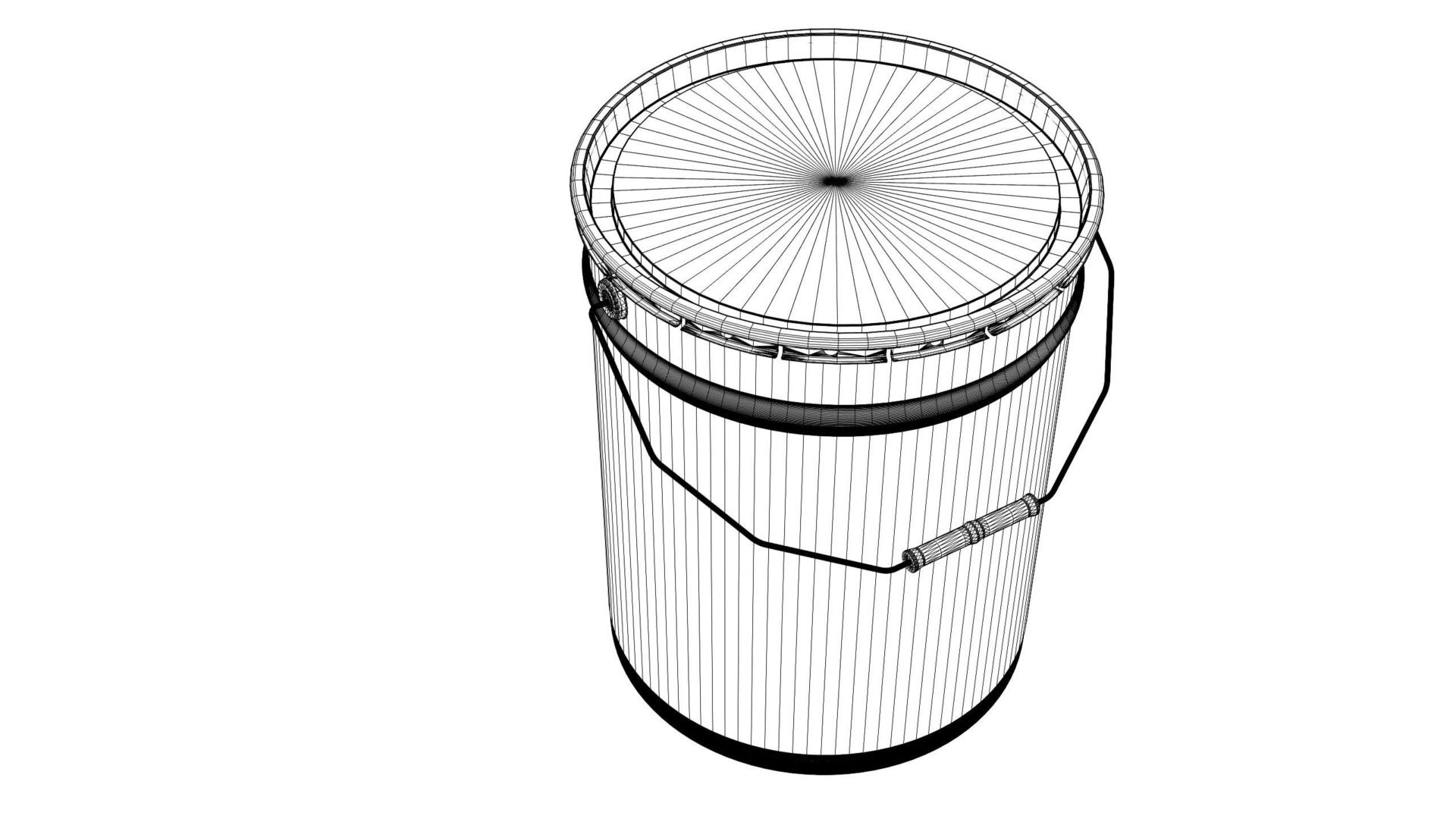 Paint cans 3D Model - FlatPyramid